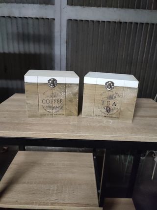 Scatole porta tè e caffè 