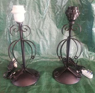 Lampade coppia abatjour 