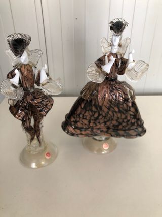 Coppia in vetro Murano