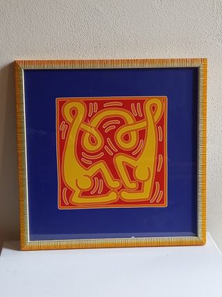 Stampa Haring con cornice