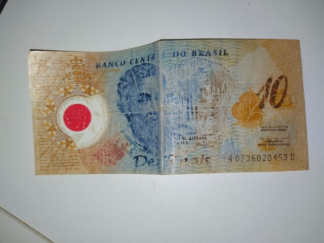 Billete 10 Reais Reales De Brasil De Segunda Mano Por 8 EUR En billete-10-reais-reales-de-brasil-de-segunda-mano-por-8-eur-en