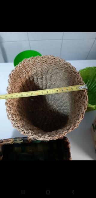 Vaso in fibre naturali