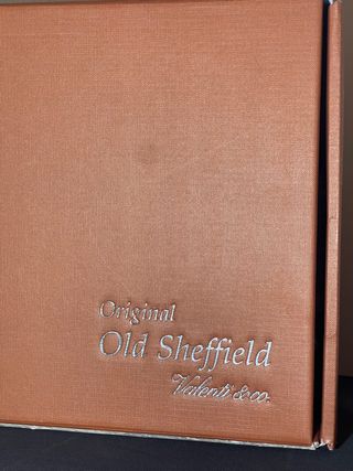 Vassoio/Porta pane Old Sheffield in Argento