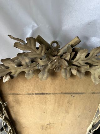 Cornice in ferro e perline 