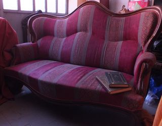 Divano Piccolo Luigi Filippo Vittoriano Steampunk