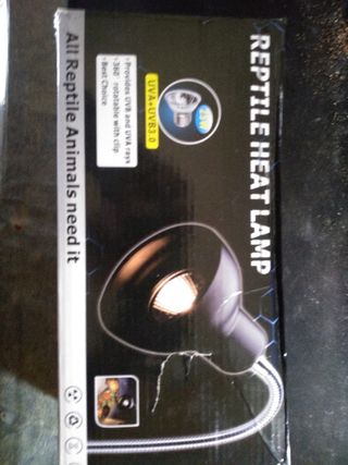 Lampada per rettiliario