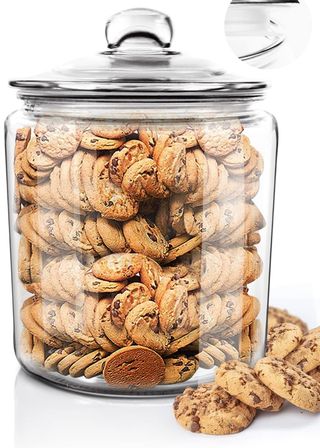 Barattolo in vetro con coperchio