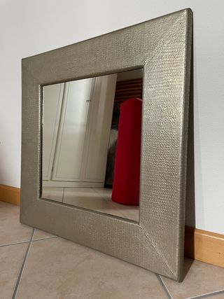 Specchio cornice in ottone 