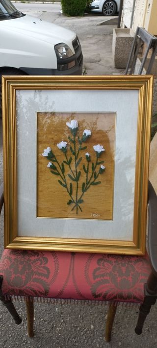 quadro grande con bella cornice fatto a mano €20
