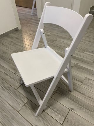 Set 8 sedie pieghevoli