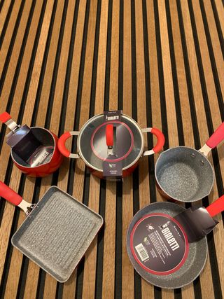 5 minicookware rossi Bialetti