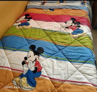 Piumone singolo Caleffi con Topolino
