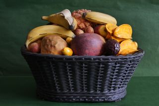 Cesto frutta in ceramica 