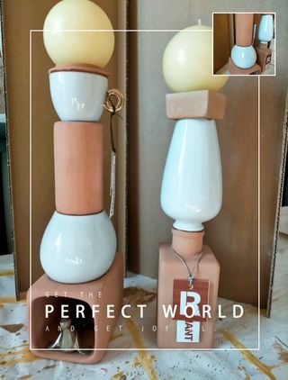 COPPIA CANDELABRI HAND MADE