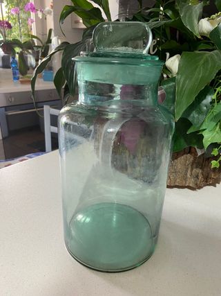 Vaso Antico Farmacia, vaso speziale verde smerald 