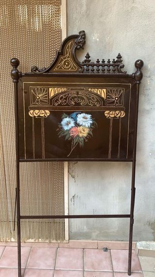 Letto singolo stile liberty fine ottocento 