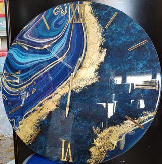 Orologio circolare con quadrante lucido mod. MAREA