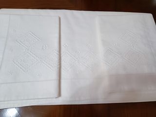 lenzuola di lino ricamato 