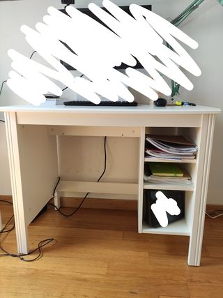 Scrivania BRUSALI Ikea bianca