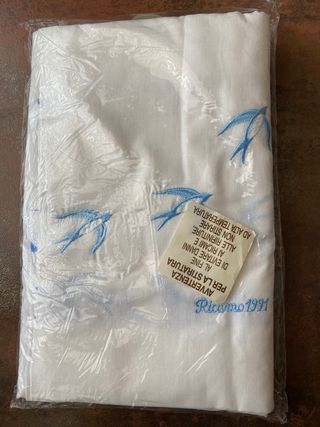 Tovaglia ricamo Mulino Bianco 1991
