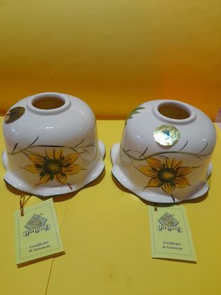 Coppette per lampada in ceramica