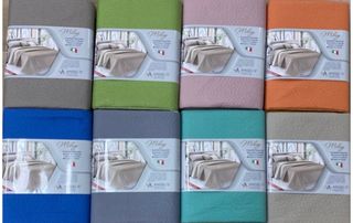 trapuntino matrimoniale tinta unita 