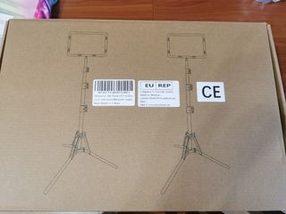 2pz Luce Video Led con Stativo 160cm, Obeamiu Fare