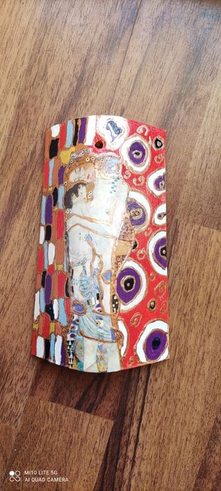 tegola decoupage soggetto Gustav Klimt