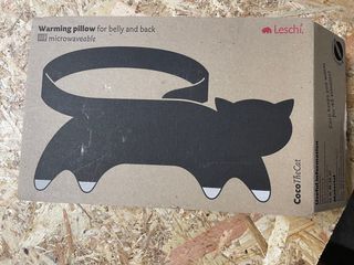 Cuscino riscaldabile a forma di gatto