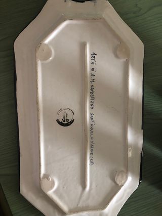 Vassoio e tazzine ceramica