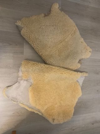 2 tappeti lana pecora