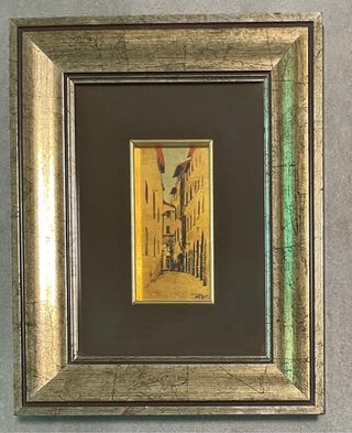 Quadro realizzerò su foglio d'oro 