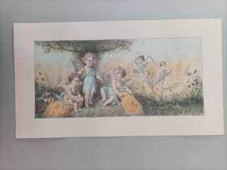 Riproduzione acquerellata Elemento Terra