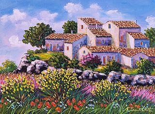 Quadro dipinto ad olio su tela