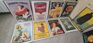 Stock 10 quadri vintage 