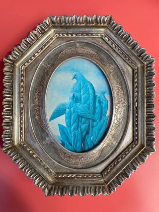 Cornice decorata forma ottagonale