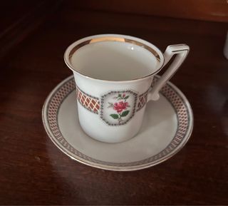Set di 2 tazzine da caffè con porta. Zucchero