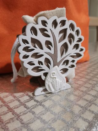 bomboniere cresima albero vita portaconfetti
