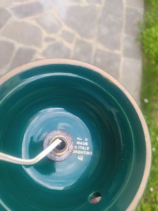 lampada porcellana anni 50
