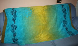 Telo mare turchese e giallo 