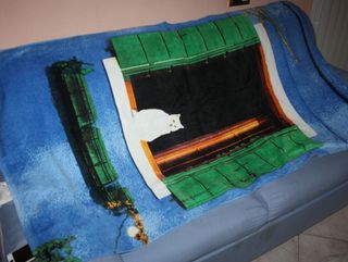 Telo mare Gatto alla finestra