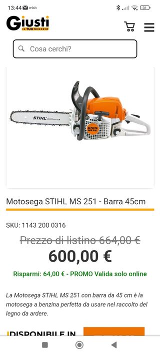 Motosega STIHL MS 251