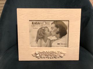 Cornice quadro in legno bianco 