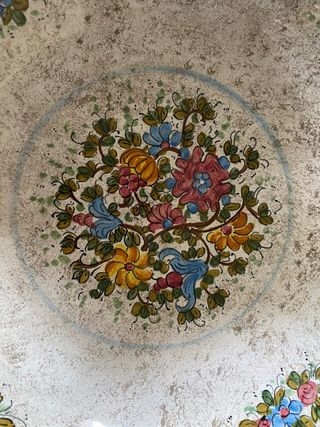 Centrotavola ceramica Deruta