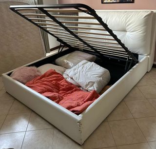 Letto contenitore matrimoniale