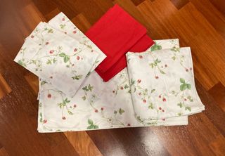 Completo letto matrimoniale con 4 federe