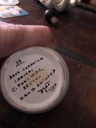 Portaoggetti in ceramica