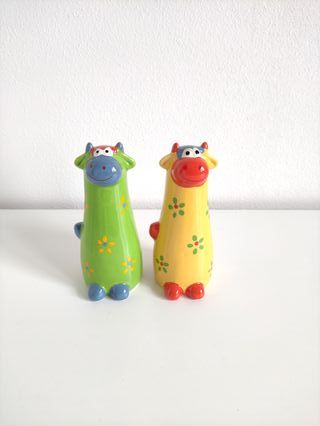 Salvadanaio coppia in ceramica