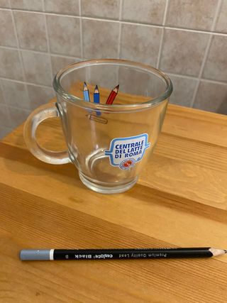 Tazza latte centrale del latte vintage