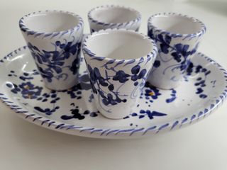ceramica vietri sul mare bicchieri liquore